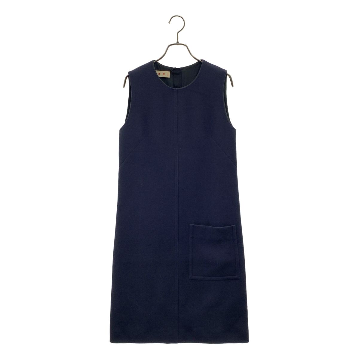 MARNI / マルニ | バックジップ ノースリーブ ワンピース / 総裏地