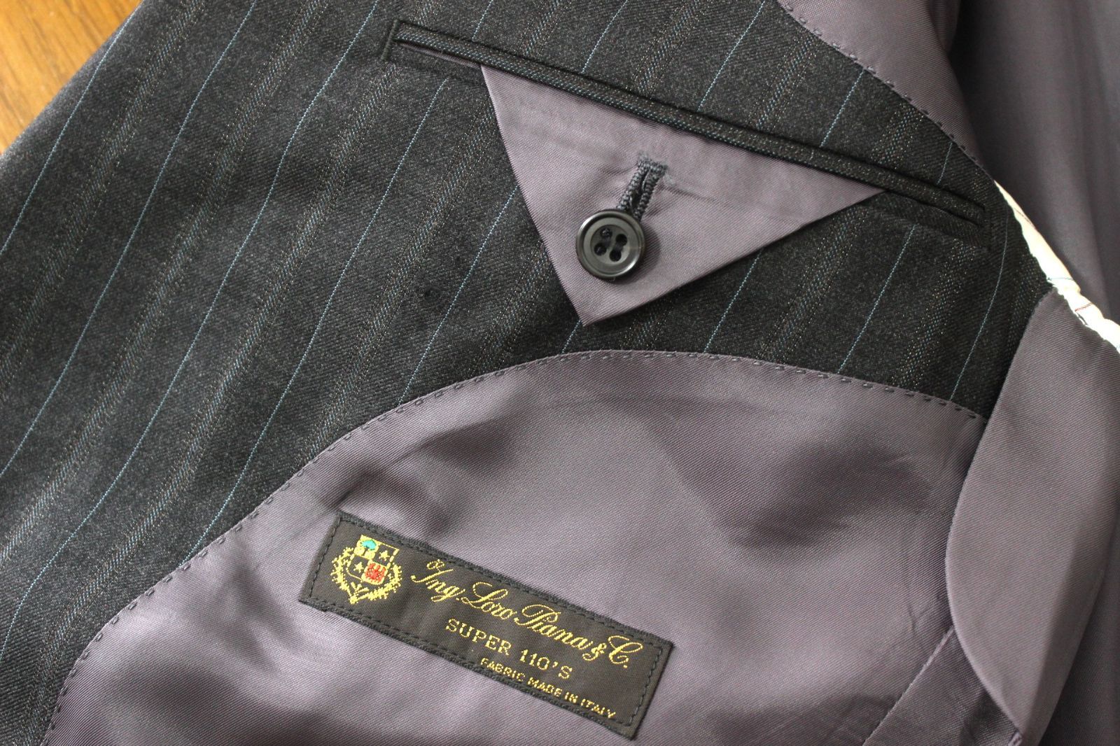 新品未使用】最高級 ロロ・ピアーナ生地 TROJAN セットアップスーツ