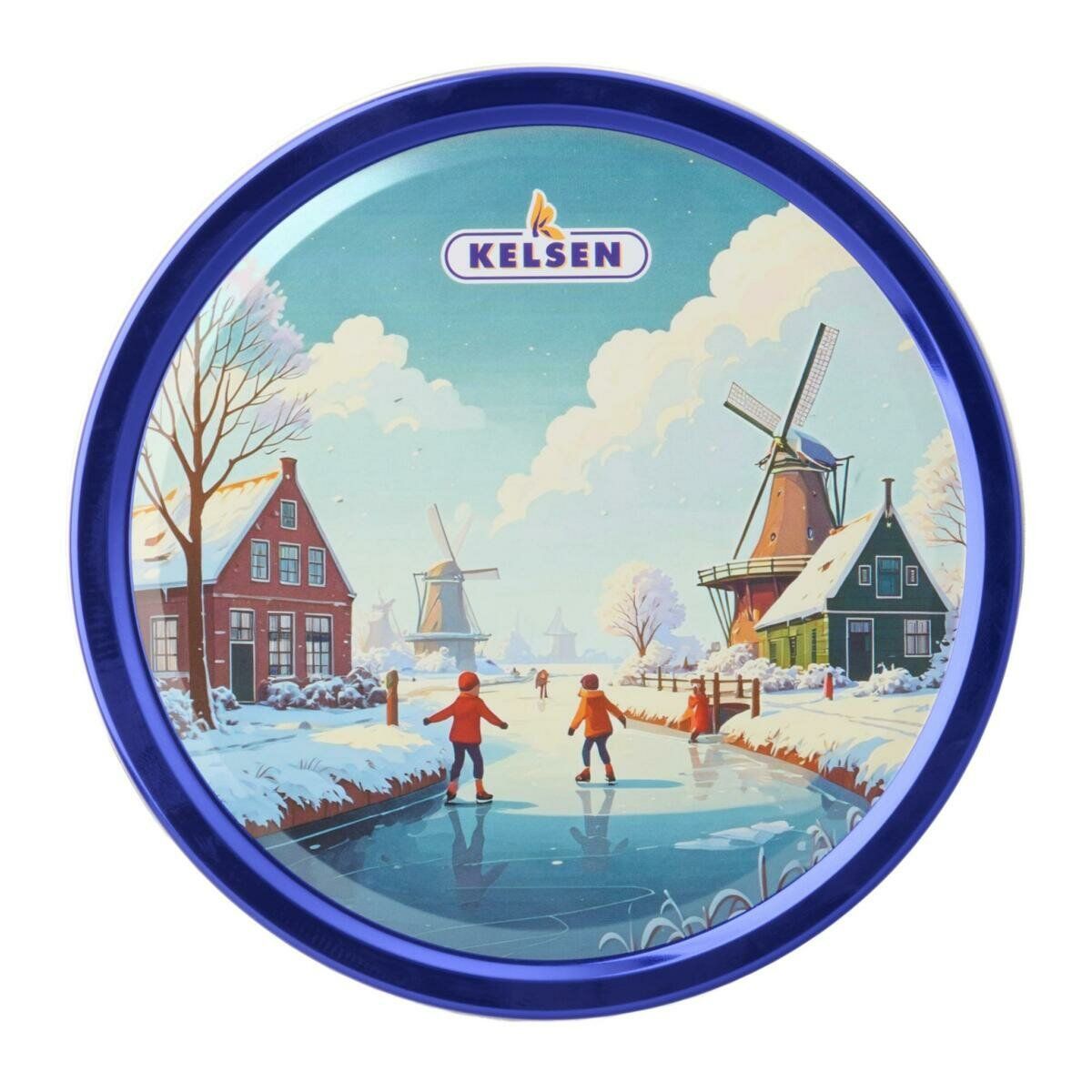 ケルセン ダニッシュバタークッキー 454g x 4缶セット 輸入菓子 缶入り