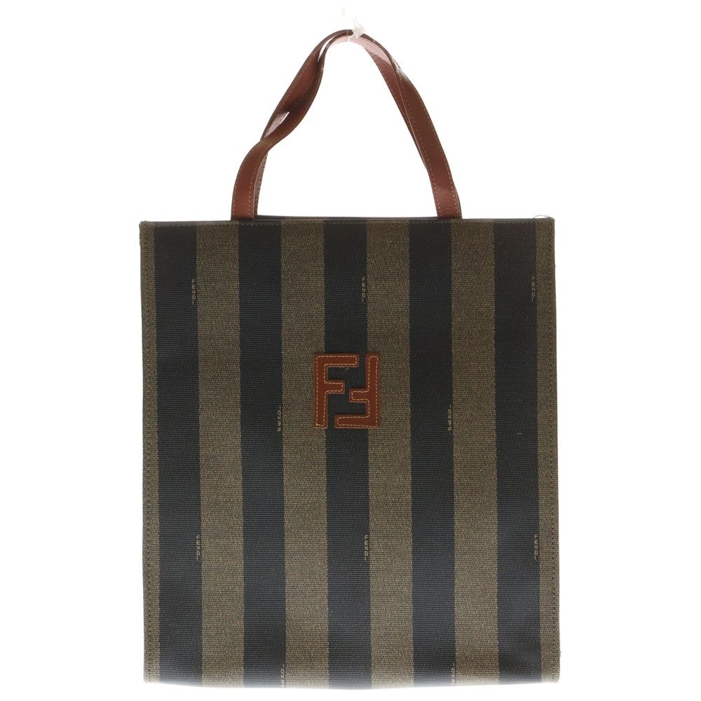 FENDI (フェンディ) ペカン トートバッグ ハンドバッグ ブラウン
