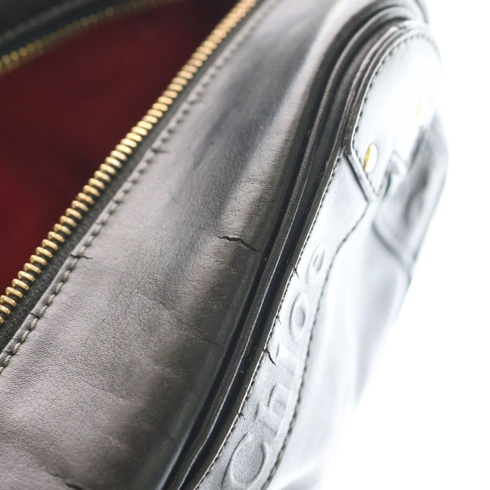 Chloe (クロエ) エデン フリンジ レザーショルダーバッグ ブラック 01