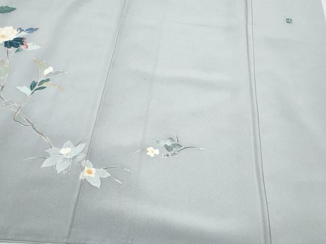 平和屋着物▽訪問着 友禅 作家物 枝花文 正絹 逸品 CABA8609th - メルカリ