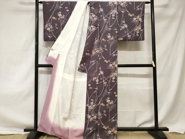 平和屋着物□上質な小紋 枝花文 正絹 逸品 CAAZ5861ev - メルカリ