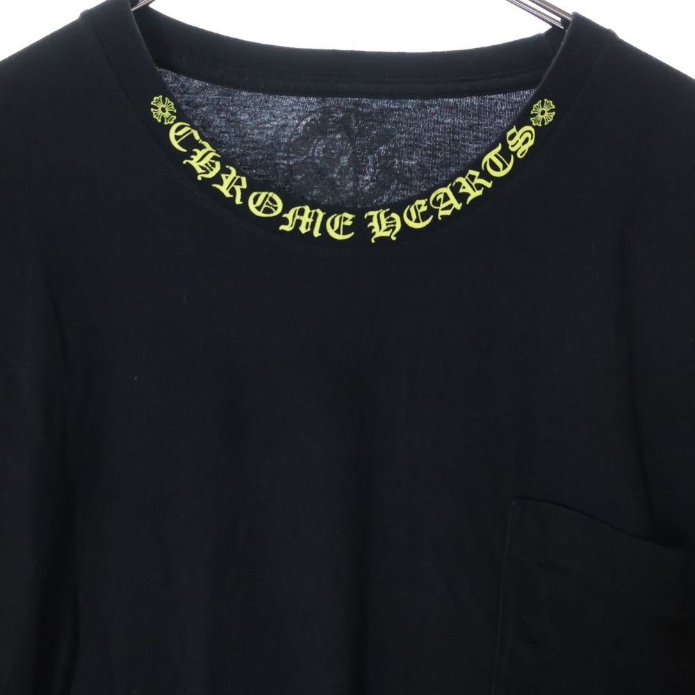 CHROME HEARTS (クロムハーツ) CH L/S /1 ネックロゴプリント長袖T