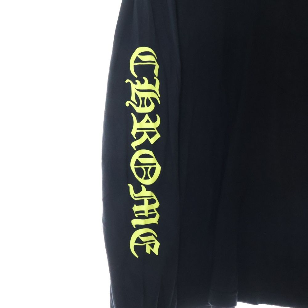 CHROME HEARTS (クロムハーツ) CH L/S /1 ネックロゴプリント長袖T