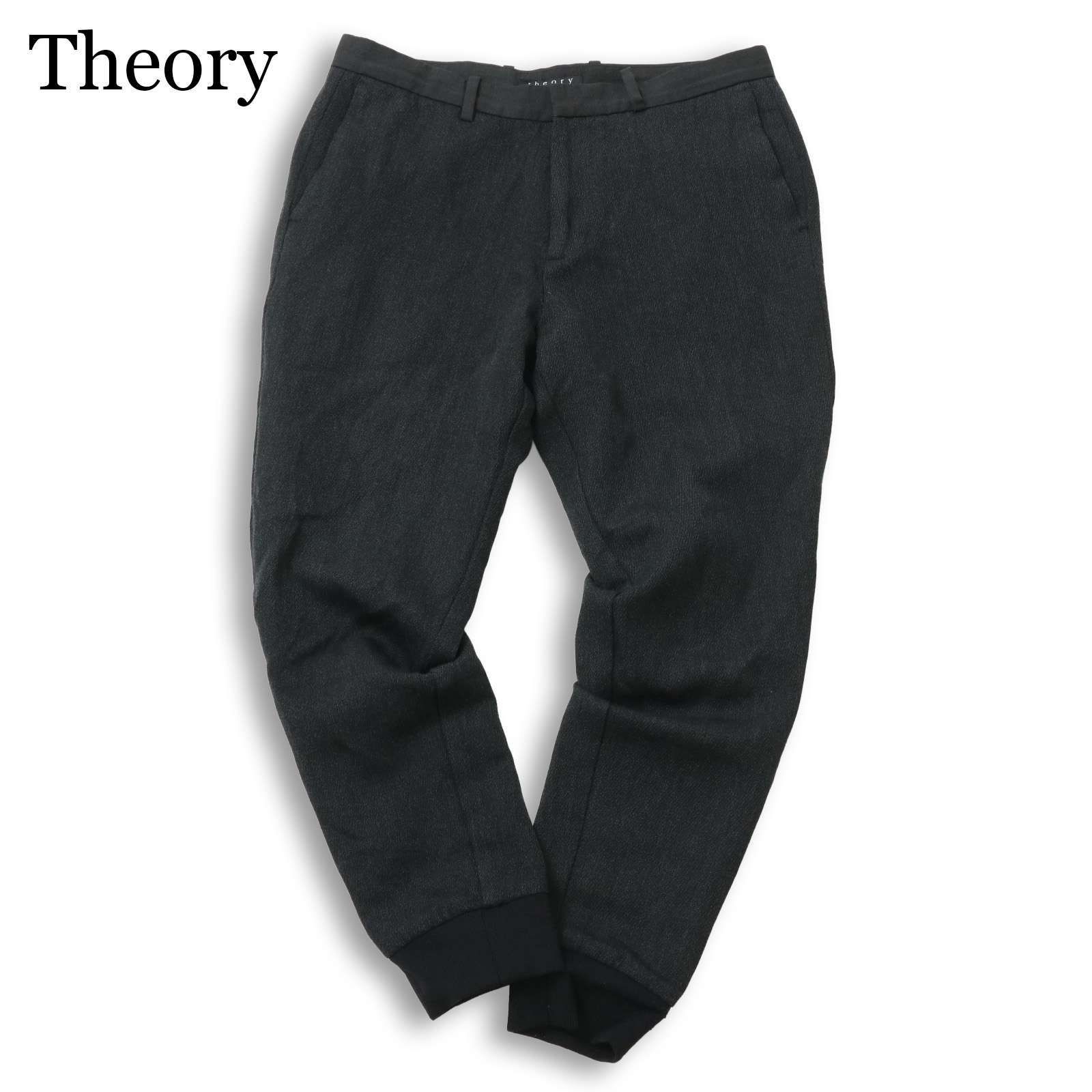 Theory セオリー 【MINDEN/PACKOR CW】秋冬 ウール100%★ 裾リブ ジョガー パンツ スラックス Sz.30 メンズ ...