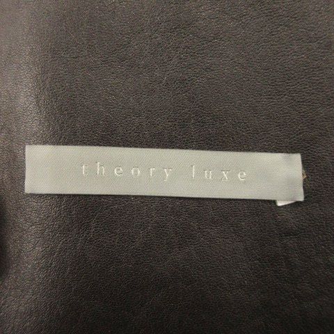 セオリーリュクス theory luxe ムートンコート スエード 羊革