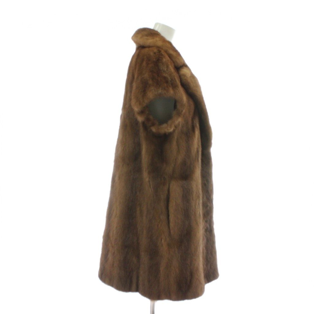 ノーブランド ファーコート ベスト アウター 毛皮 ミンク ミドル 15