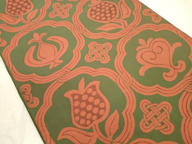 平和屋着物◎六通柄 本袋帯 抽象花文 正絹 逸品 DAAZ1907xg - メルカリ