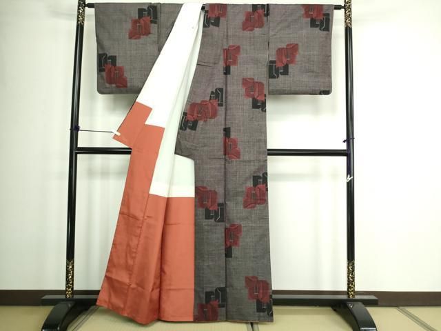平和屋着物□本場大島紬 7マルキ 舞花文 正絹 逸品 DAAZ9854sf - メルカリ
