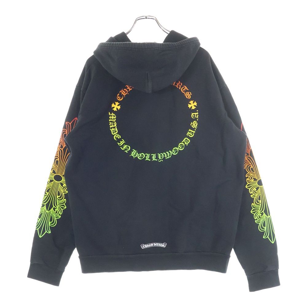 CHROME HEARTS (クロムハーツ) SWTSHRT HD ZIP グラデーションサークル