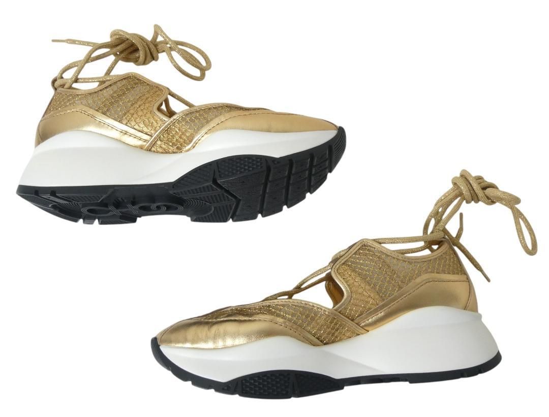 新品同様 JIMMY CHOO ジミーチュウ サイズ35 約22㎝ MICHIGAN ミシガン