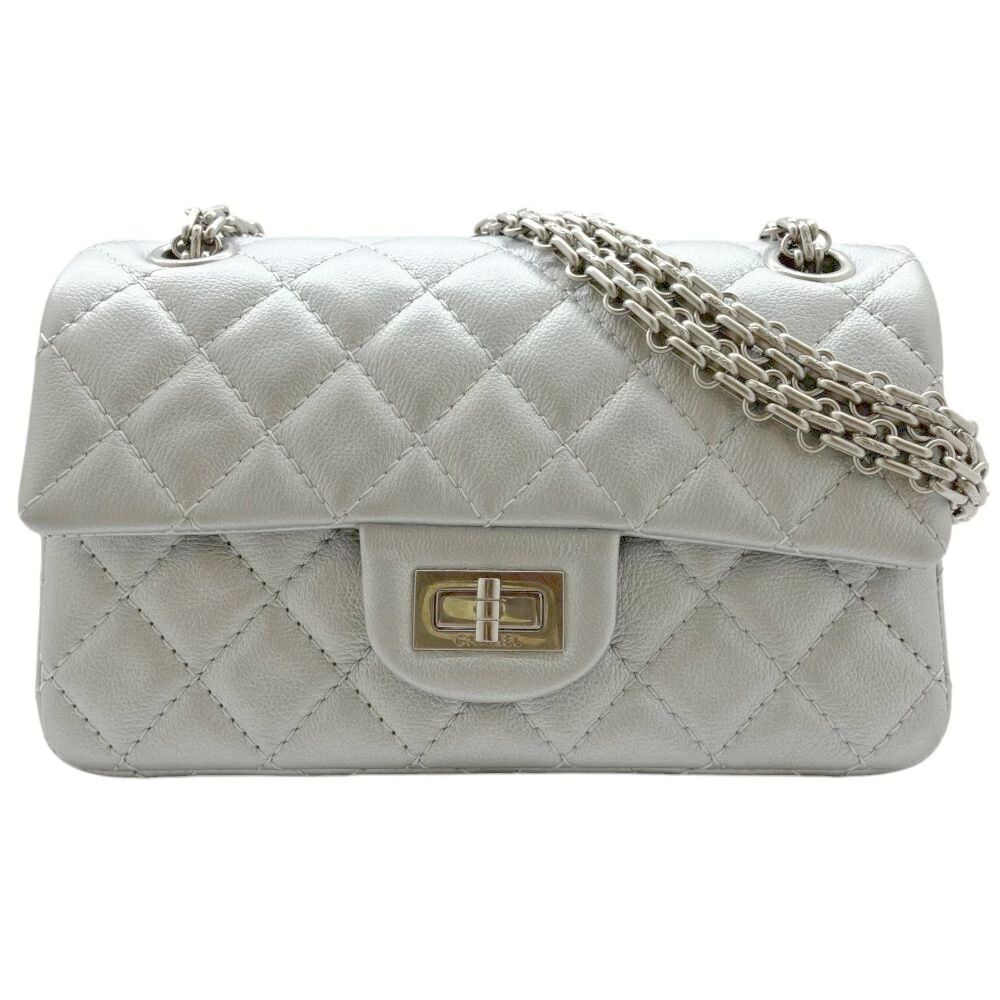 中古】CHANEL シャネル 2.55 ミニマトラッセ ダブルチェーンショルダー