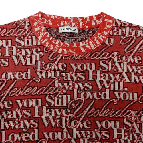 BALENCIAGA(バレンシアガ) I Will Always Love You ニット トップス 18