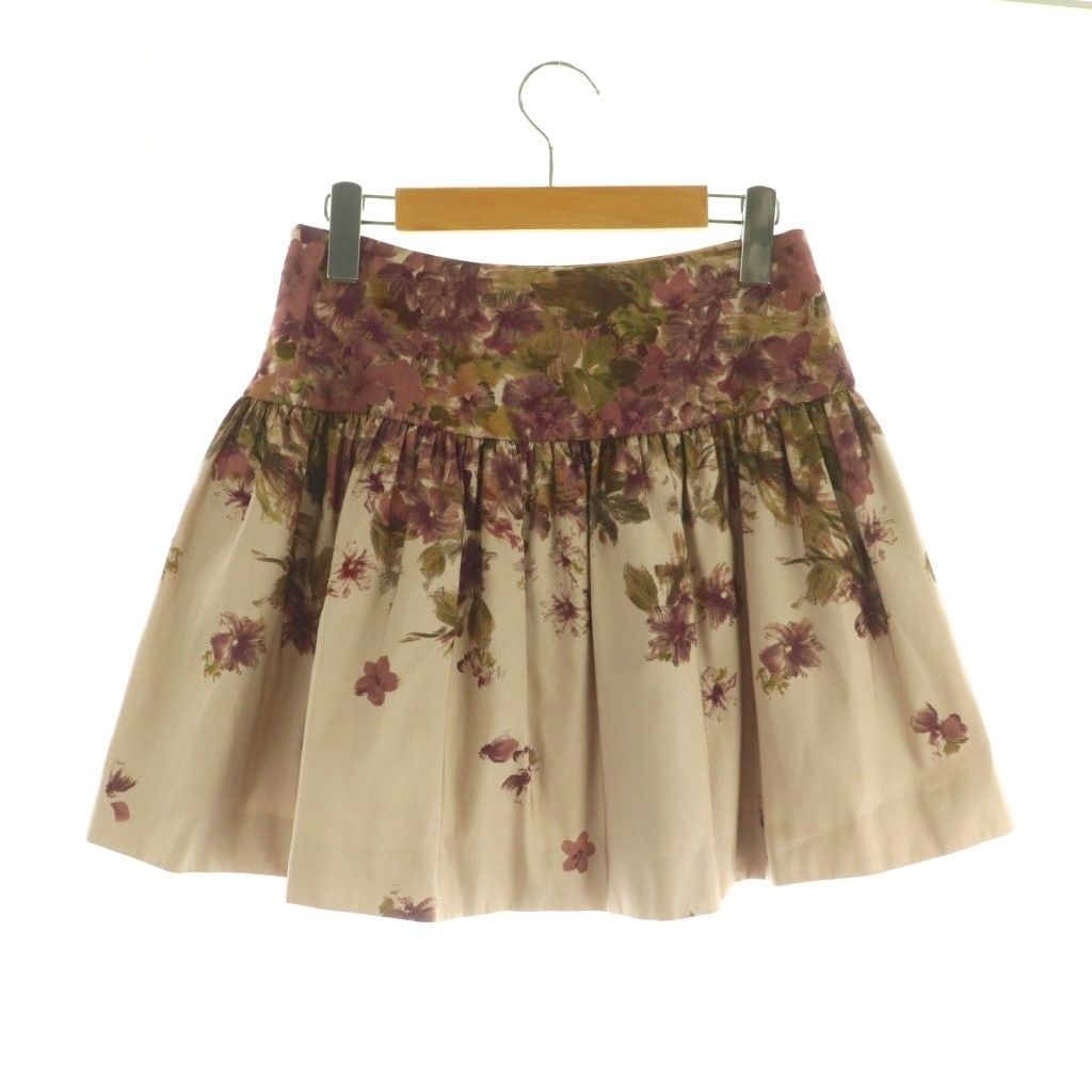 レッド ヴァレンティノ RED VALENTINO フラワーデザインミニスカート