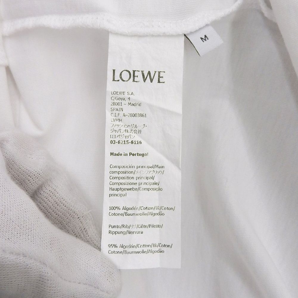 LOEWE ロエベ 美品 バブルアーチロゴ Tシャツ コットン トップス