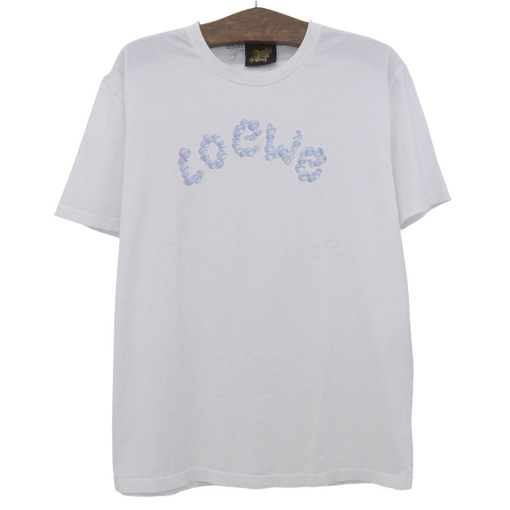LOEWE ロエベ 美品 バブルアーチロゴ Tシャツ コットン トップス