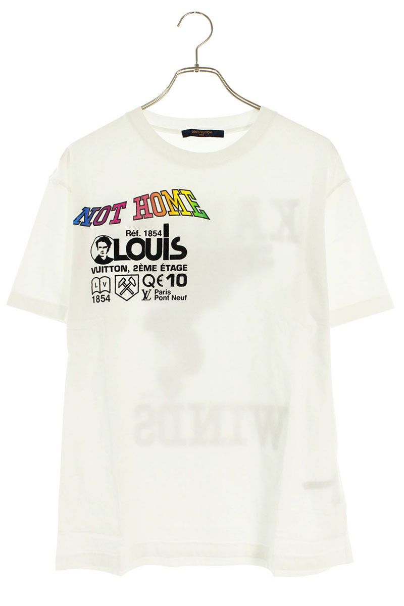 ルイヴィトン 19SS RM191 LVOHDY96W カンザスウィンドプリントTシャツ