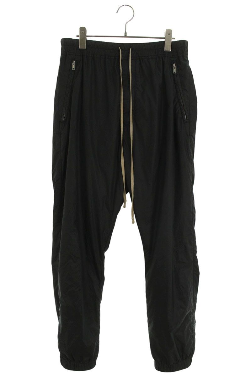 リックオウエンス RU19F4388 ドロップクロッチ トラックロングパンツ