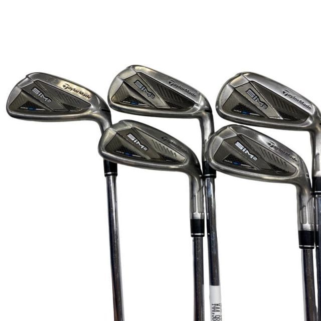 中古】 テーラーメイド SIM2 MAX 5S アイアンセット IR KBS MAX MT85