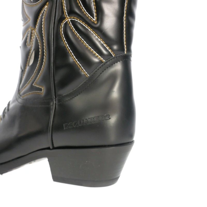 ディースクエアード DSQUARED2 23AW Heeled Boots 刺繍 ウエスタン