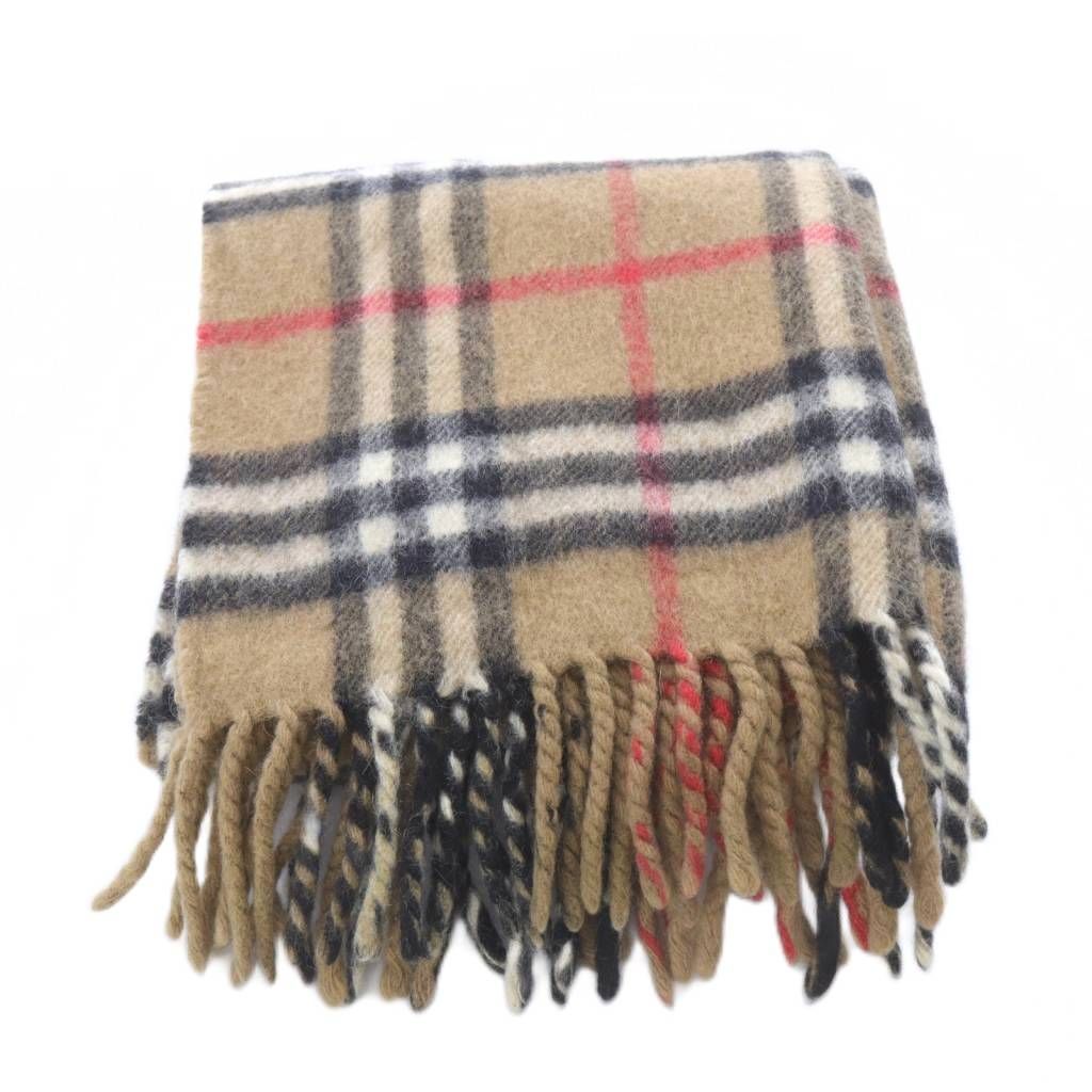 バーバリーズ Burberrys ノバチェック柄 マフラー ストール フリンジ