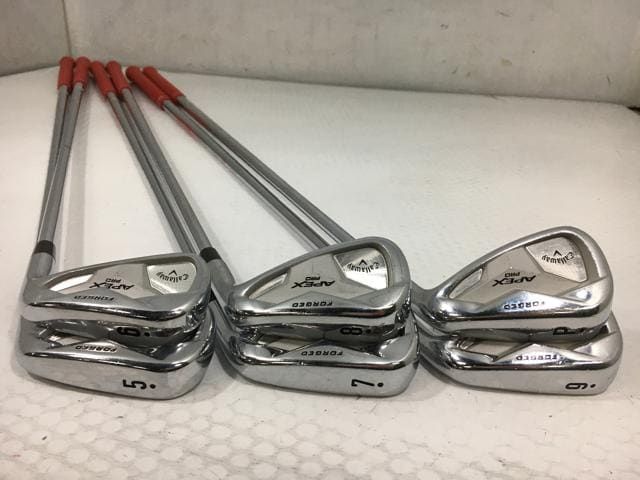 返品OK 【中古ゴルフクラブ】(6本セット)キャロウェイ APEX PRO