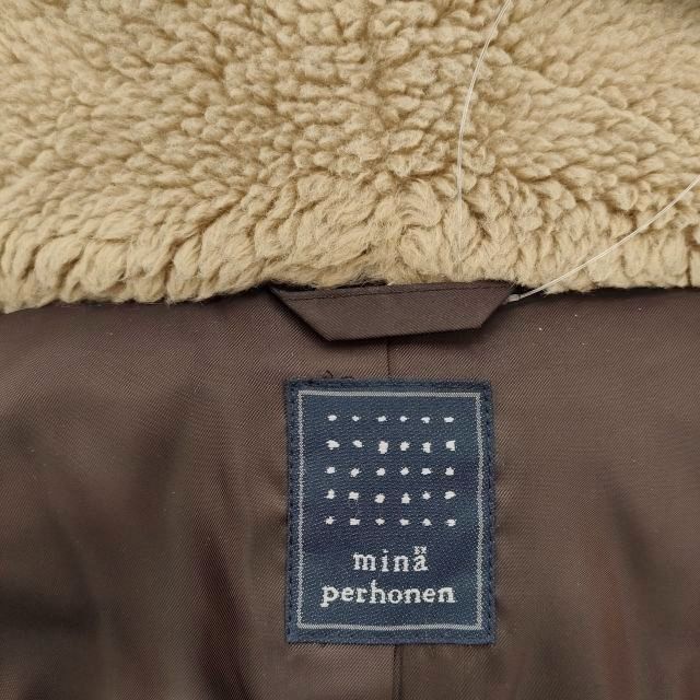 mina perhonen frost garden 刺繍 サイズ38 sa2246 フード付き ダウン