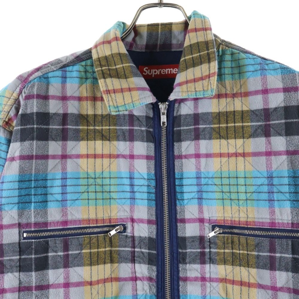 SUPREME (シュプリーム) 24AW Quilted Flannel Zip Up Shirt