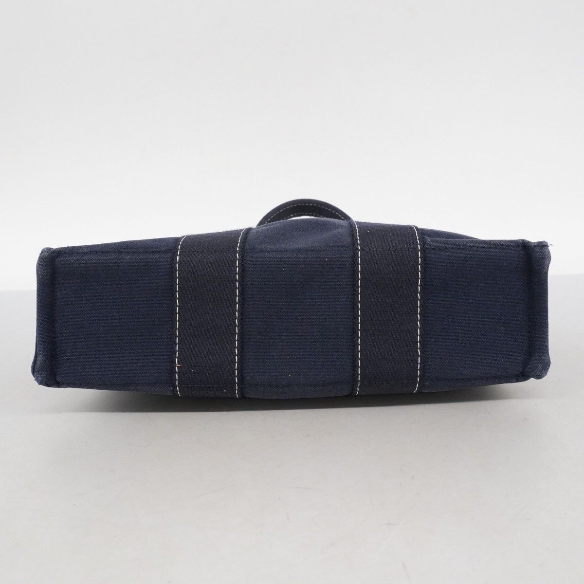 5pe6820】エルメス トートバッグ ドーヴィルPM キャンバス ネイビー