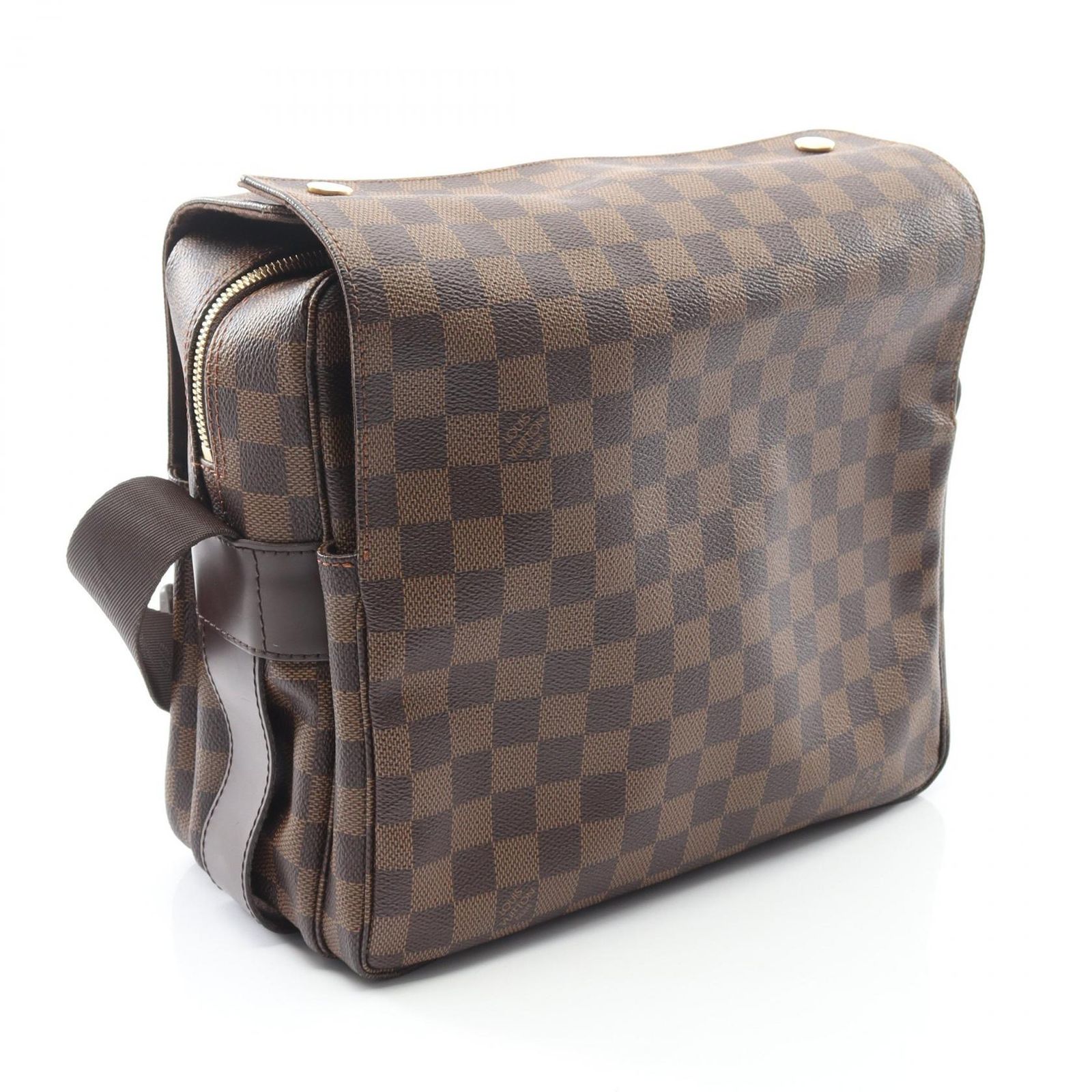 ルイ・ヴィトン LOUIS VUITTON ナヴィグリオ ダミエエベヌ ショルダーバッグ バッグ PVCコーティングキャンバス レザー メンズ レディース ブラウン系 N45255 【中古】 ルイ・ヴィトン LOUIS VUITTON ショルダーバッグ ナヴィグリオ