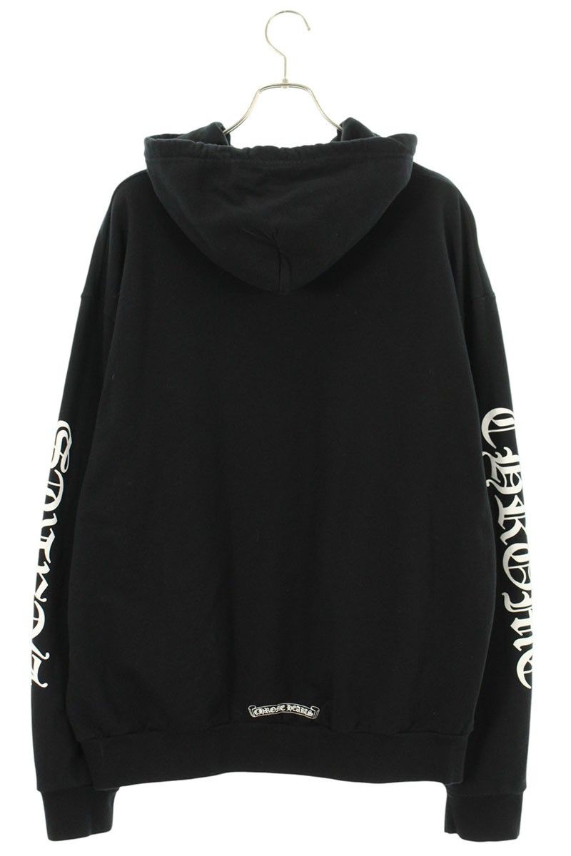 クロムハーツ SWTSHRT PLVR 袖ロゴ英字プリントパーカー メンズ XL ※12