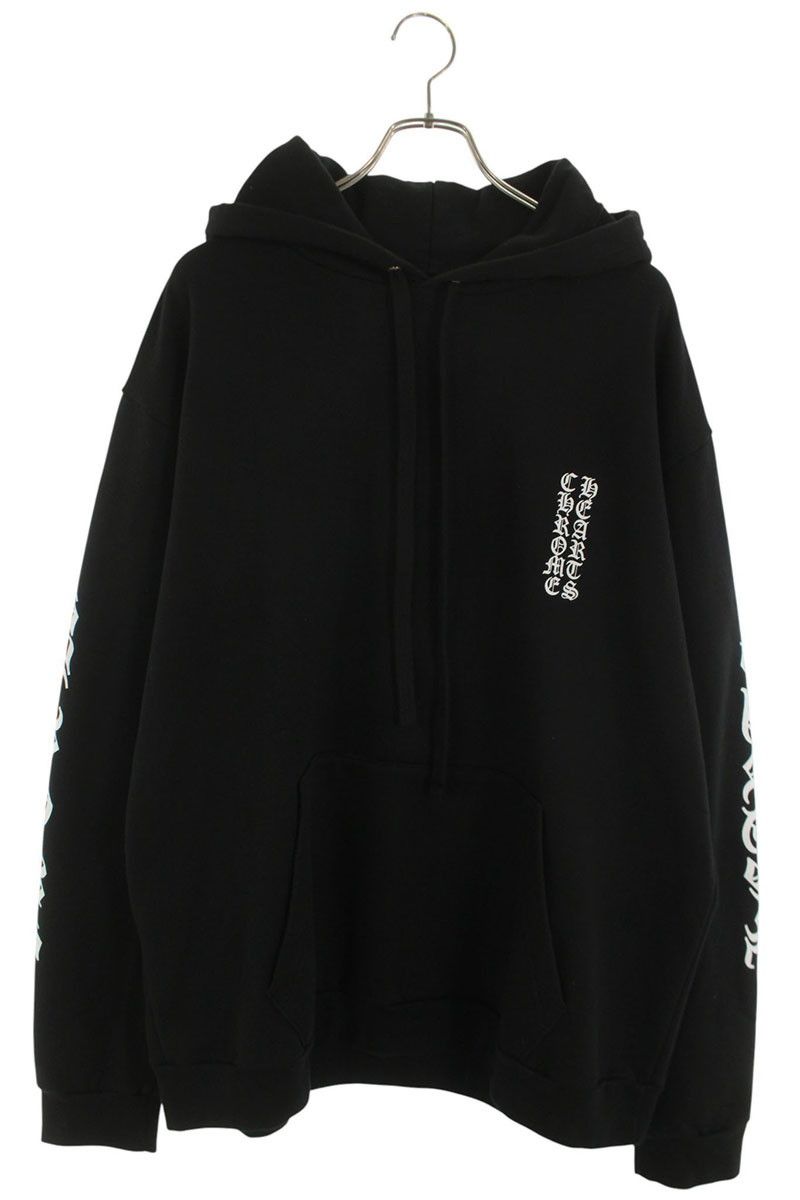 クロムハーツ SWTSHRT PLV 袖ロゴプリントパーカー メンズ XL ※12/28
