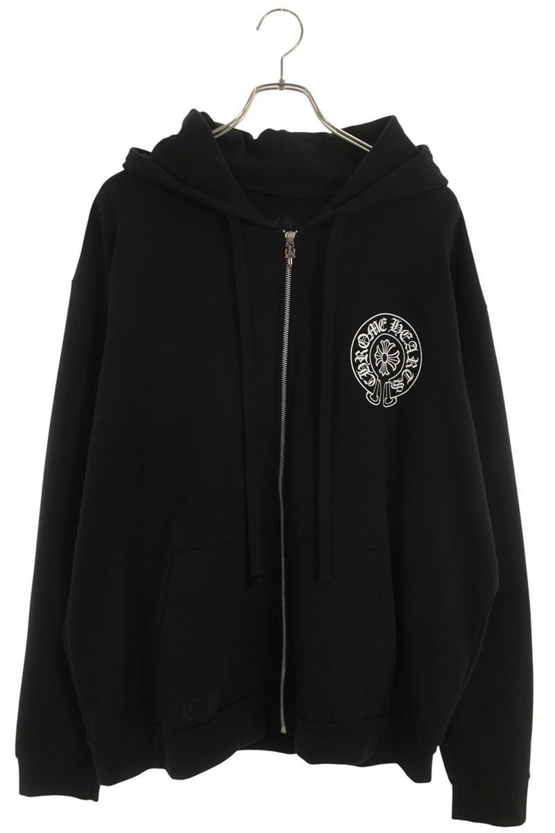クロムハーツ SWTSHRT HD ZIP 東京限定バックホースシュープリント