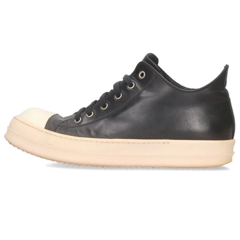 リックオウエンス RAMONES LOW ラモーンズレザーローカットスニーカー