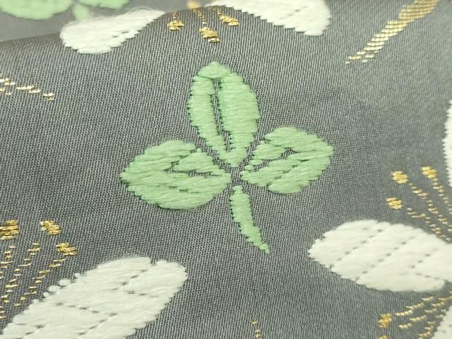 平和屋着物○極上 西陣 河合美術織物謹製 六通柄袋帯 唐織 亀甲花文