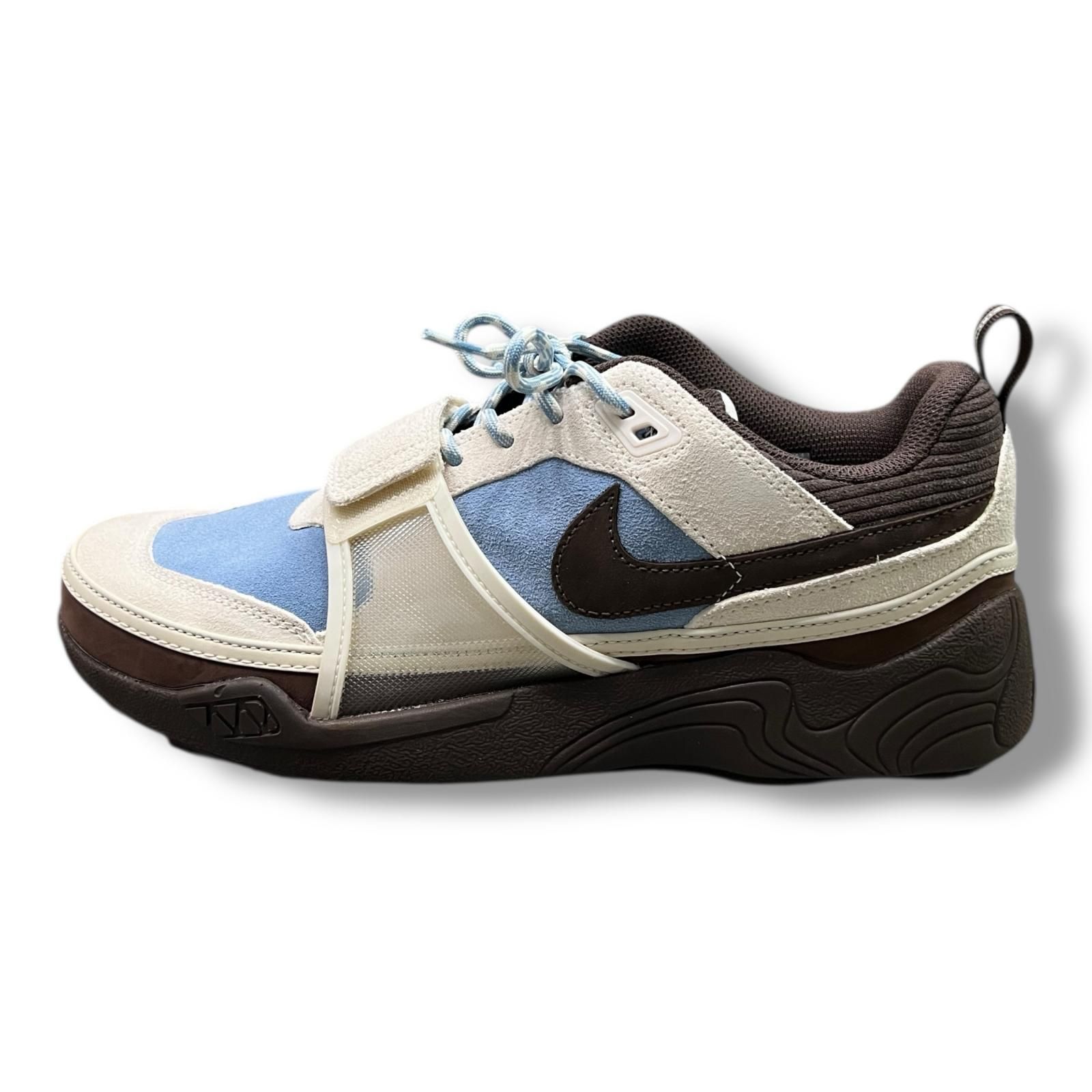 【中古】ナイキ トラヴィススコット ズームフィールドジャックス スニーカー US10 28cm 青 HQ3072-400 /SR ■AD メンズ 国内正規 NIKE × TRAVIS SCOTT Zoom Field Jaxx ズームフィールド