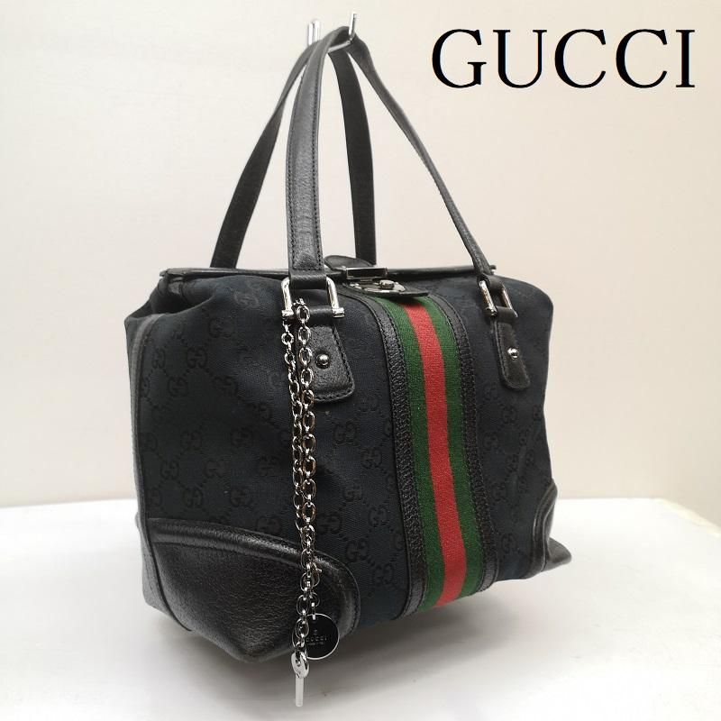 グッチ ドクターズバッグ シェリーライン 146002 ハンドバッグ レザー