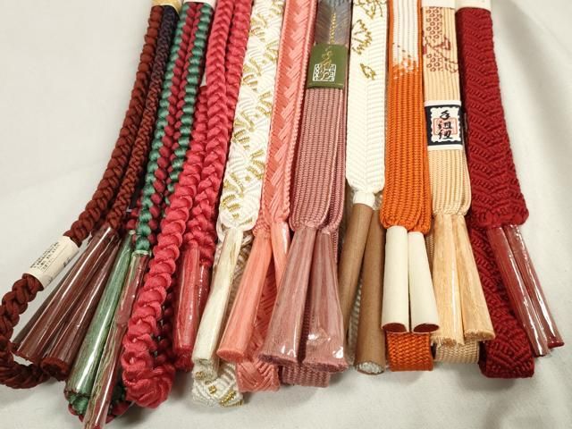 平和屋着物○和装小物 帯締め10本セット 礼装用 組紐 高麗組 笹浪組
