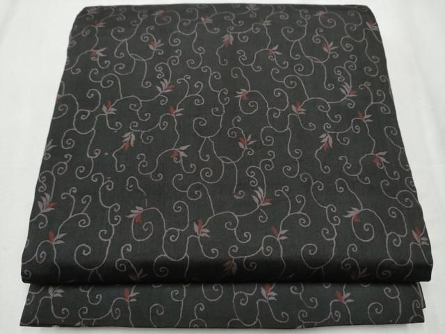 平和屋着物○本場筑前博多織 両面 全通柄 京袋帯 唐草文 献上 正絹