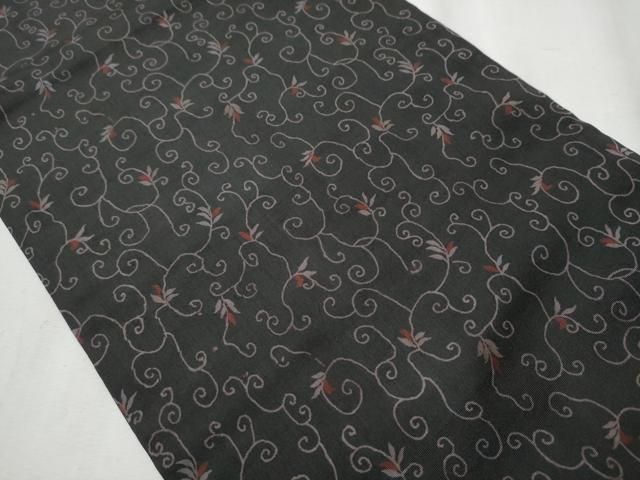 平和屋着物○本場筑前博多織 両面 全通柄 京袋帯 唐草文 献上 正絹