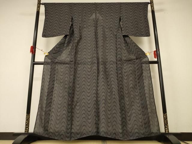 平和屋着物＊夏物 石川県指定無形文化財 能登上布 本麻手織上布 変わり