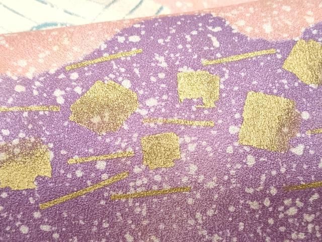 平和屋着物□豪華振袖 駒刺繍 道長立波文 金銀彩 正絹 逸品 CABA7973fb