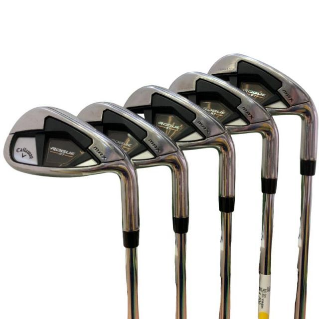 中古】 キャロウェイ ROGUE ST MAX 5S アイアンセット IR Dynamic Gold