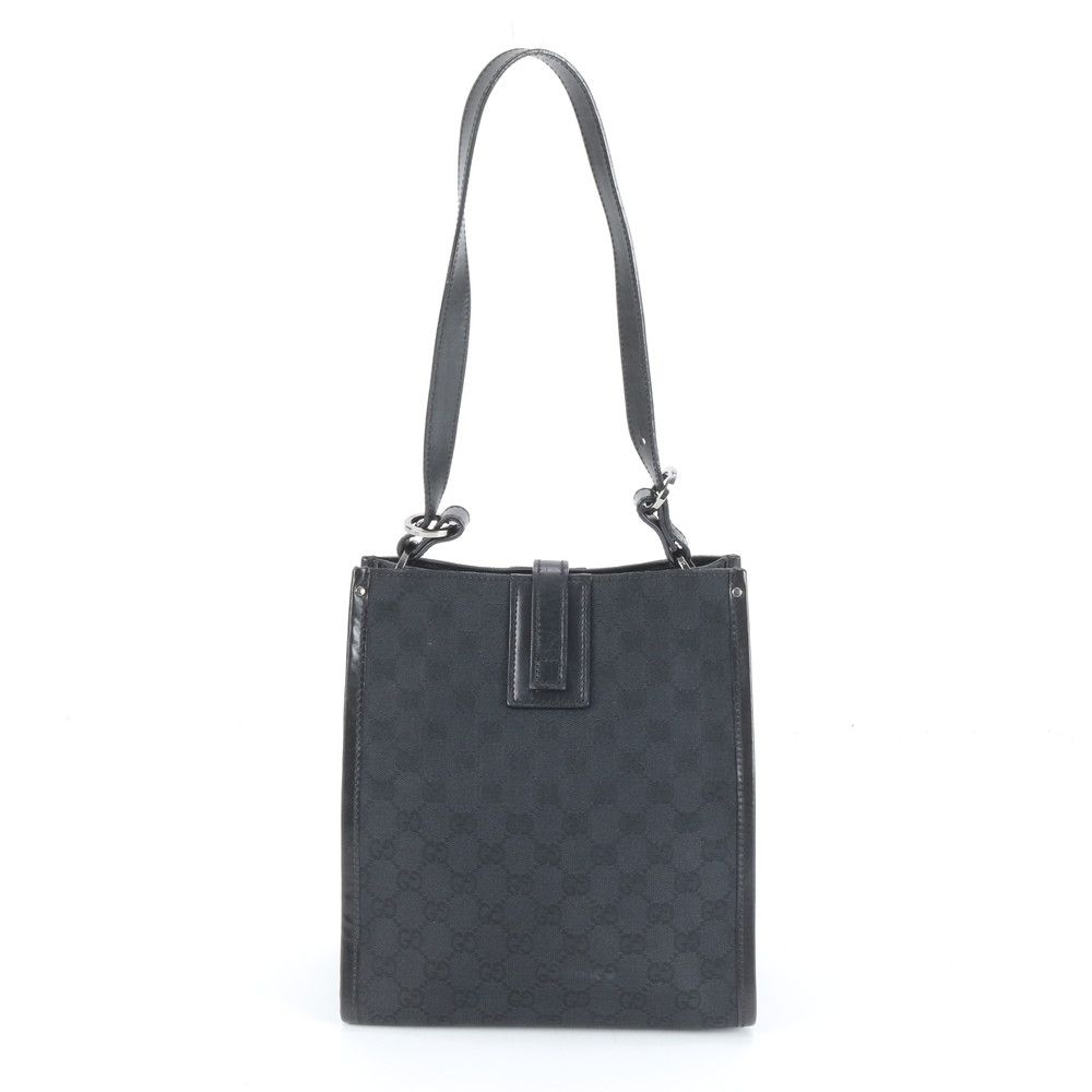 美品 グッチ GG キャンバス 110292 レザー ショルダーバッグ 肩掛け