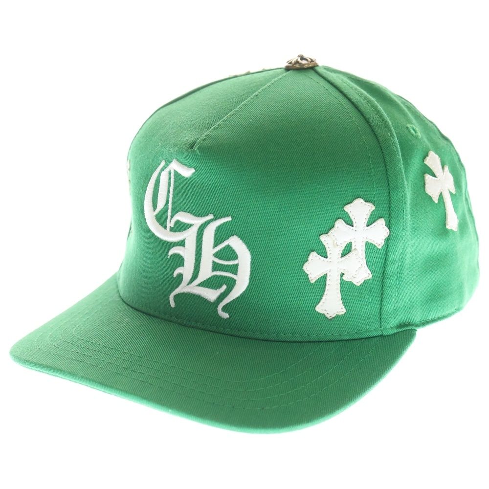 CHROME HEARTS (クロムハーツ) CH HAT CH刺繍クロスパッチベースボール