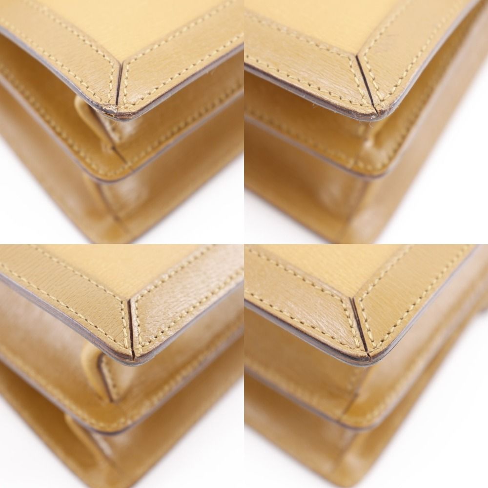 GUCCI】グッチ Gバックル 001.4140 カーフ 茶 レディース ショルダー