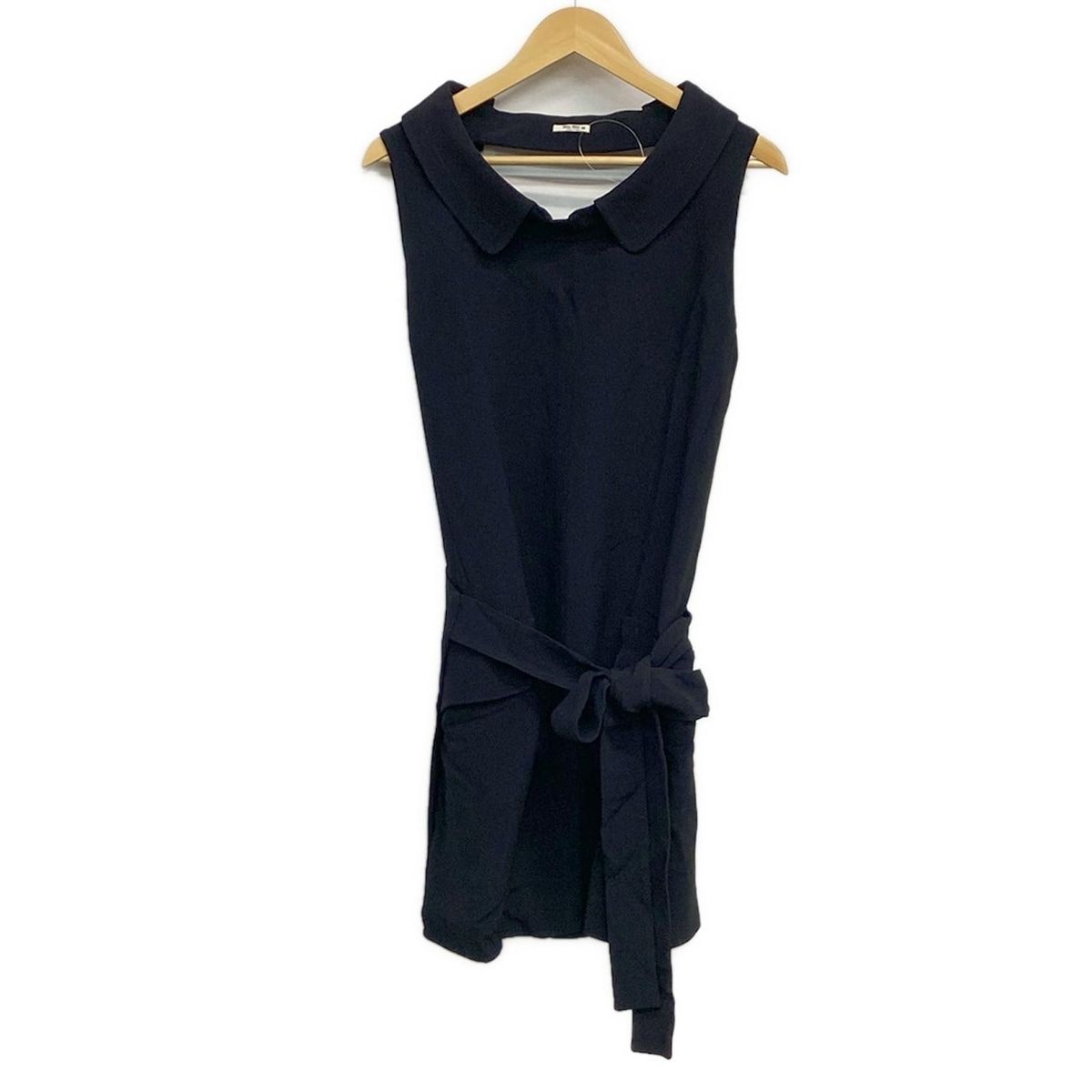 miumiu(ミュウミュウ) ワンピース サイズ38 S レディース - 黒