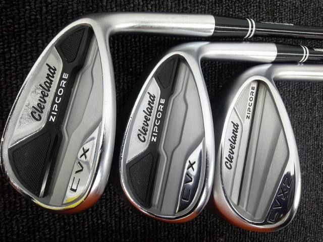 中古 ウェッジ クリーブランド CVX ZIPCORE 48/54/58 3ホンセット