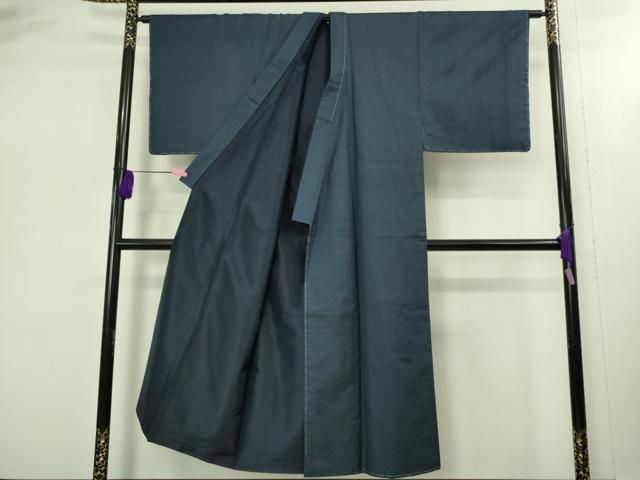 平和屋着物□極上 男性 本場大島紬 アンサンブル 長羽織 100亀甲 総